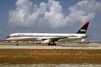 Delta Airlines Boeing 757-232 N689DL at MIA in May 2002 8"x12" Color ...