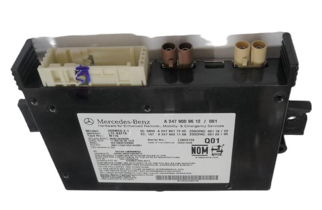 2020-2026 Mercedes Benz W247 Mobile Phone Control Module A2479009612 ...