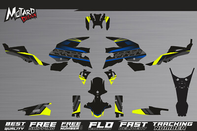 Graphics Kit for Yamaha FZ07 MT07 2021 2022 2023 Fluo Neon Decals ...