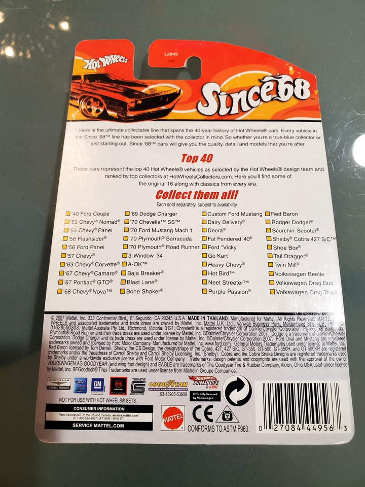 Hot Wheels Shoe Box Since '68 Top 40 Series!! | eBay