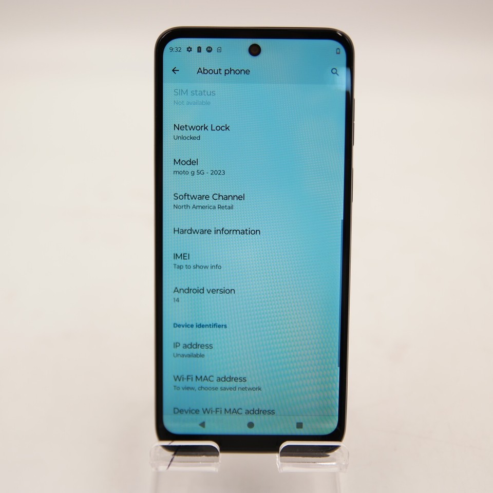 Motorola XT2313 Moto G 5G 2023 128GB Black Blue Ink GSM Unlocked ...