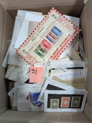 Quantity Europe Stamps in Bags & Stock Books Unchecked From Estate ...