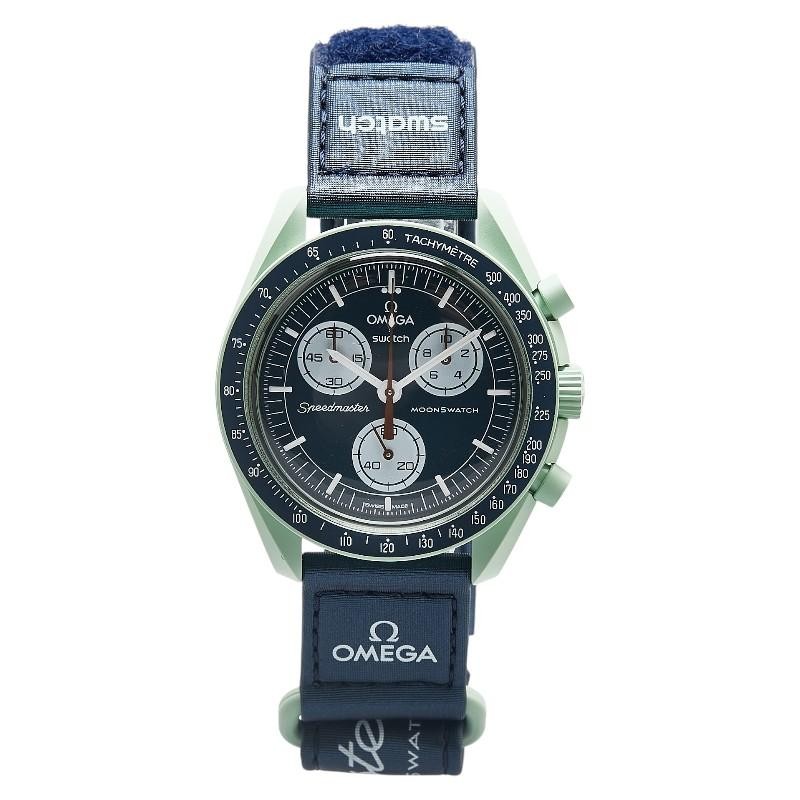 Omega Speedmaster Moonwatch Mission On Earth Quartz Used Watch | eBay