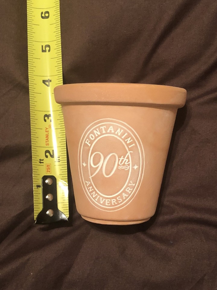 Fontanini 90th Anniversary ~ Clay Flower Pot-No Box | eBay