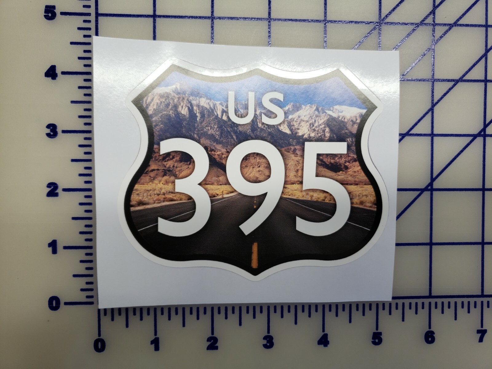 US Route 395 Sticker Decal Highway Sign Road Sign Bishop California ...