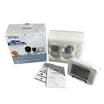 VMAI 4.3" Video Baby Monitor - 2 Cameras Package - Model DC-405 - NEW ...