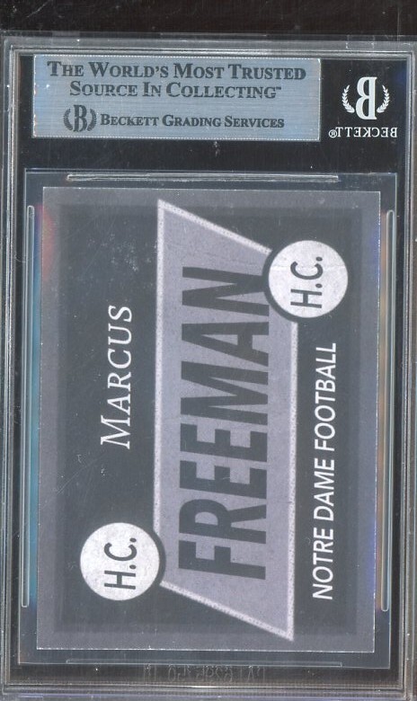 Marcus Freeman Signed CUSTOM Trading Card BGS BAS Authentic AUTO | eBay