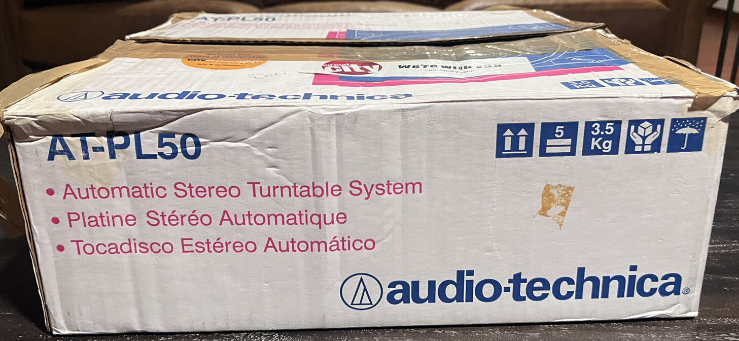 Audio Technica AT-PL50 Full Automatic Belt Drive Turntable Tested And ...