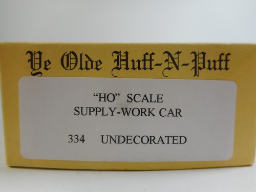 Ye Olde Huff N Puff Supply Work / Arbeits Holz Building Kit 1:87 USA | eBay