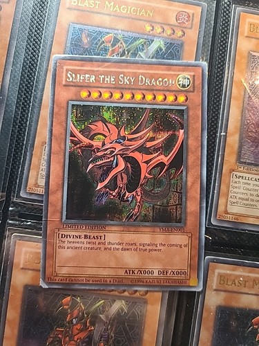 Slifer the Sky Dragon YMA-EN001 Secret Rare Limited Edition Yugioh | eBay