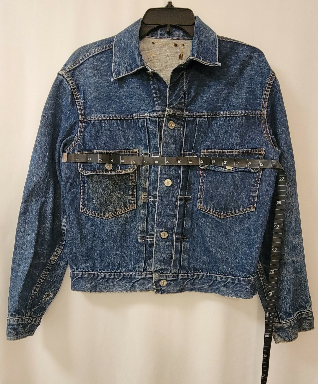Vintage Levi 507XX BIG E Jacket 50s 60s Selvedge Type 2 Dark Indigo ...