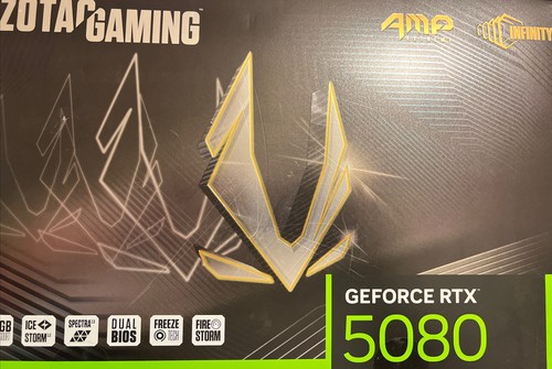 New IN HAND ZOTAC Gaming GeForce RTX 5080 AMP Extreme Infinity DLSS 4 ...