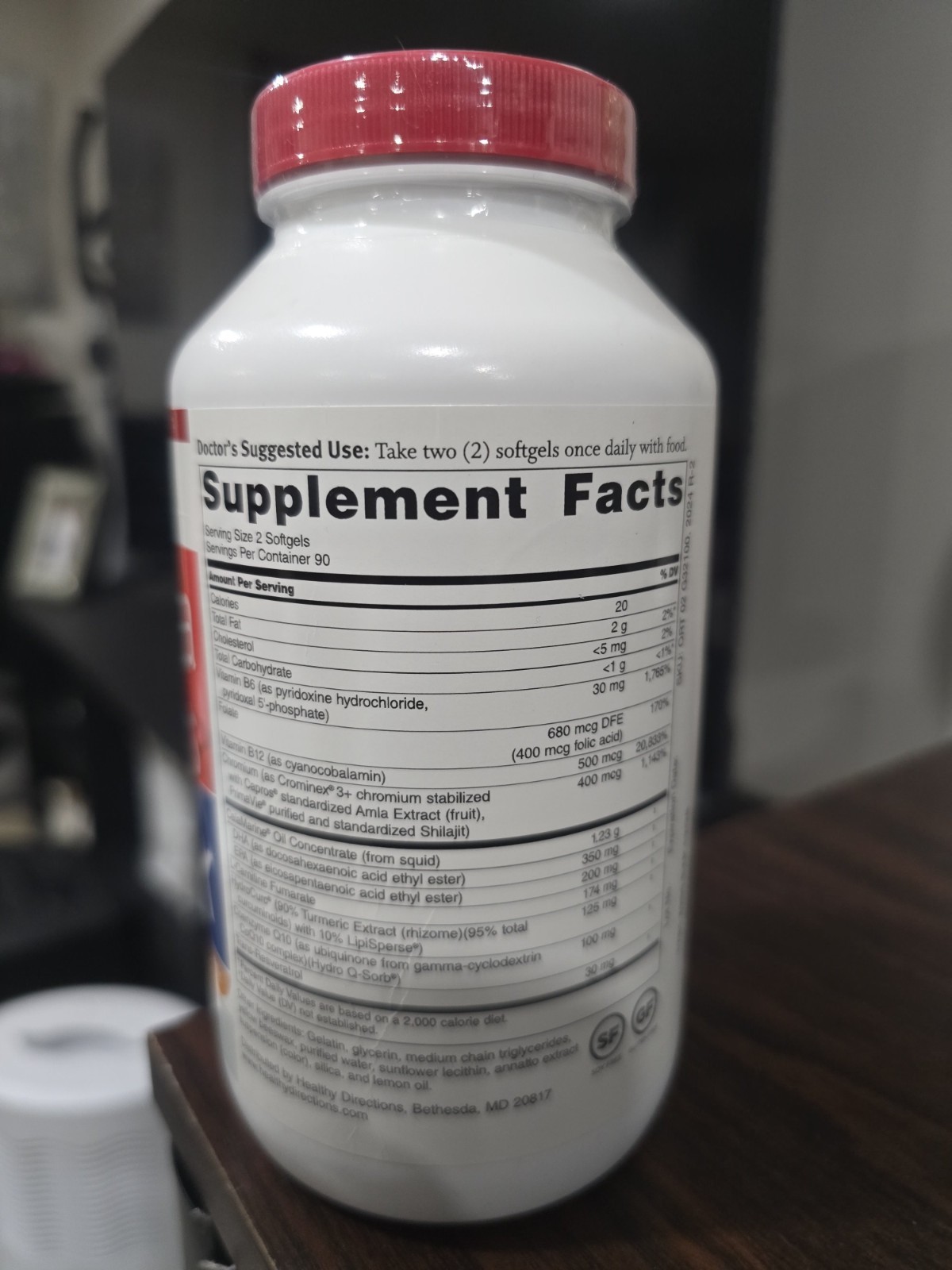 Dr. Sinatra Omega Q Plus MAX - Heart Health 100mg of CoQ10 Turmeric 180 ...