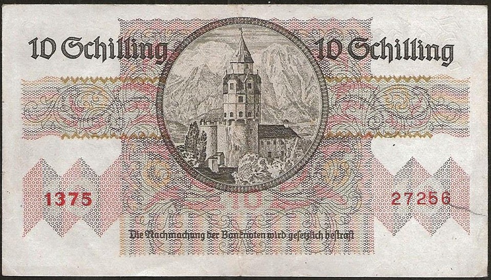 Austria - 10 Schilling Note 02-02-1946 SUP! P#122 | eBay
