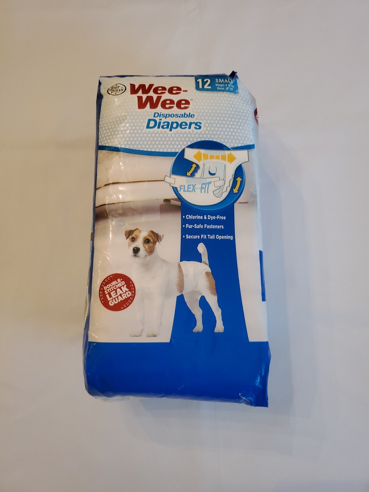 Four Paws Wee-Wee Disposable Diapers 12 Pack Small (8-14 lbs) | eBay