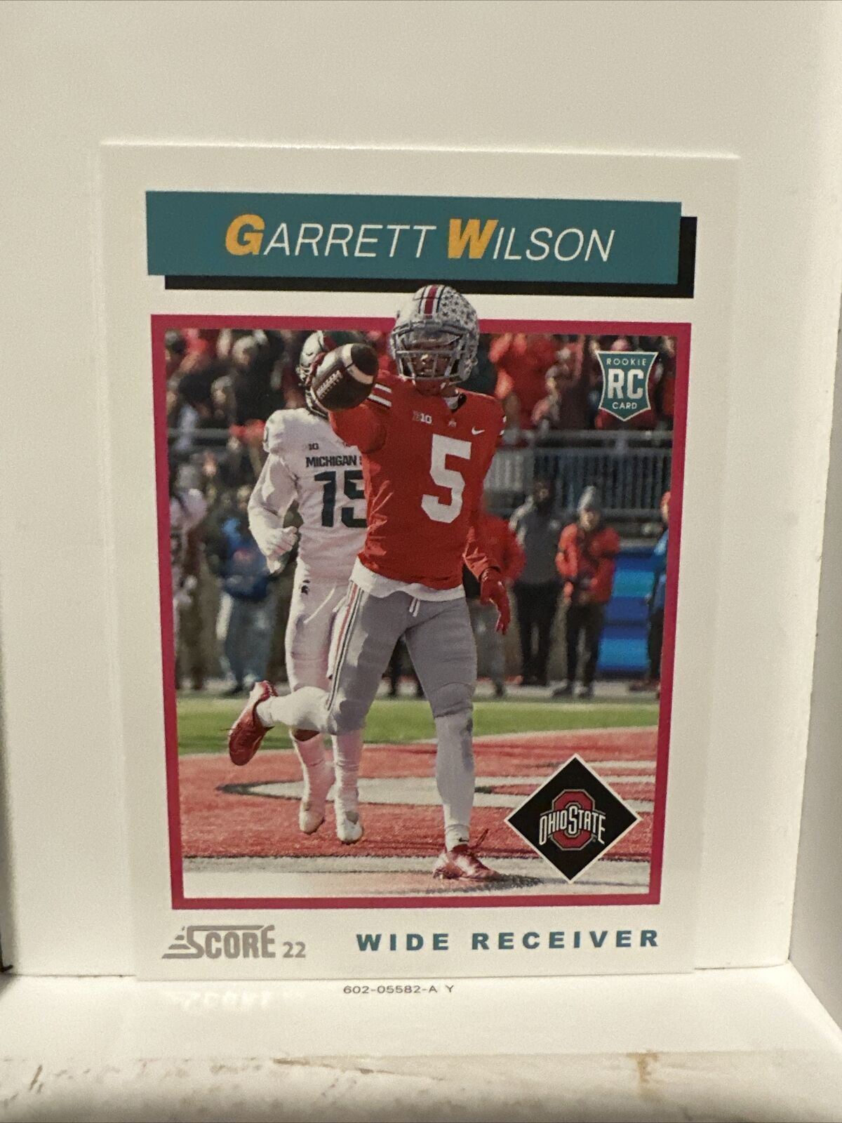 2022 Score Throwback Rookies Chris Olave & Garrett Wilson Ohio State | eBay