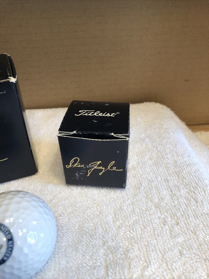 3 Single ball box/pack of Official Dan Quayle vice presidential golf ...
