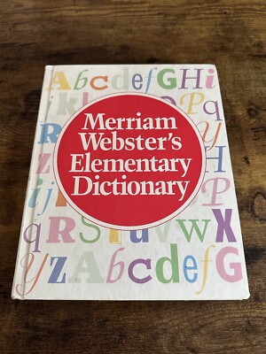 Vintage 1994 Merriam Webster’s Elementary Dictionary Education ...