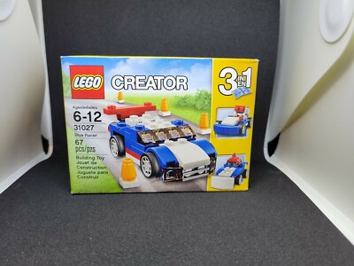 BNIB *LEGO* Creator 'Blue Racer' Car #31027, 3-in-1, 67 Pieces ...