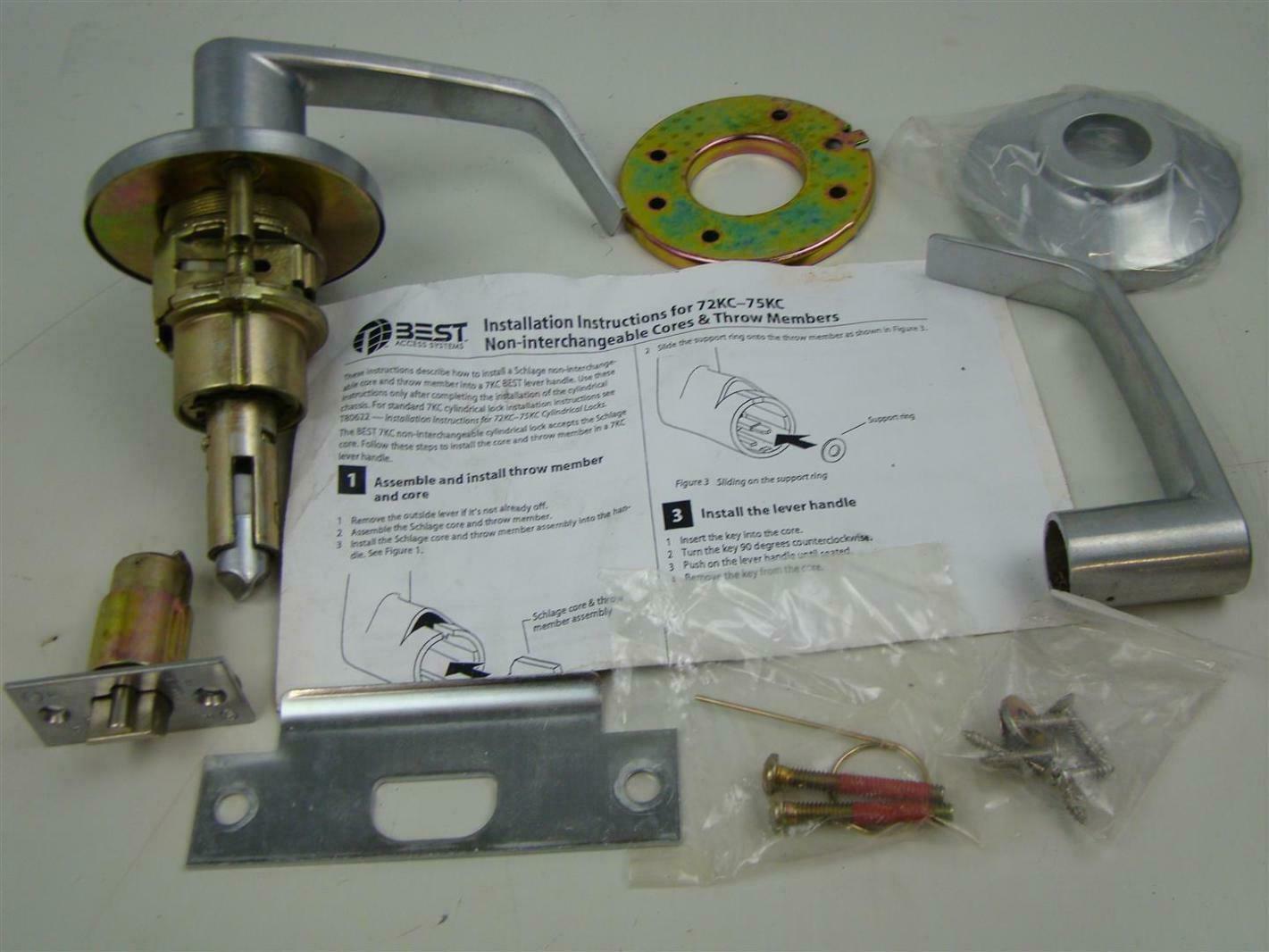 BEST Non-Interchangeable Cores & Throw Members 73KC0AB15D-S3-626-SCH | eBay