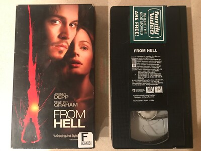 From Hell (VHS, 2002) Johnny Depp, Heather Graham | eBay