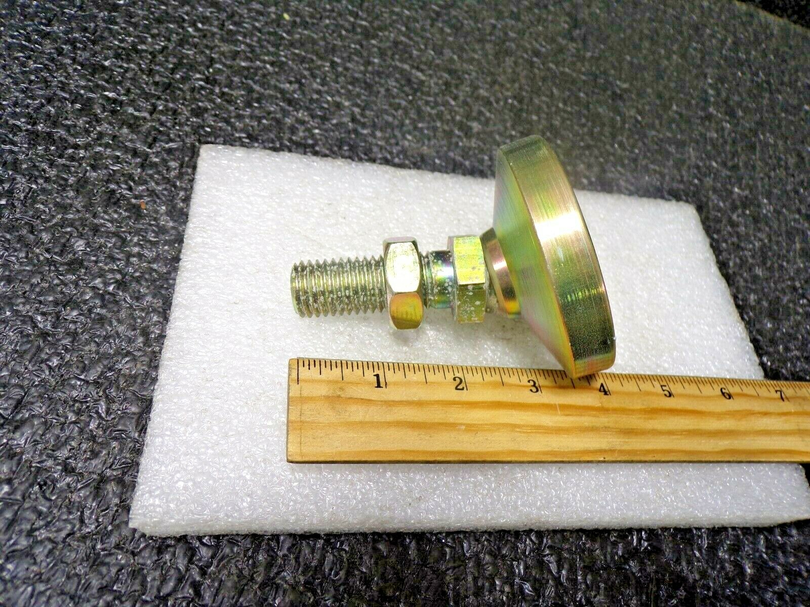 TE-CO Leveling Pad, Fixed Stud,7200 lb. Load Capacity, 3-1/2" H, Yellow ...