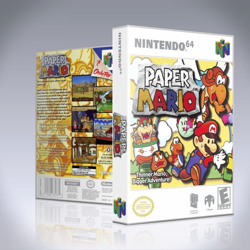 Nintendo 64 Case - NO GAME - Paper Mario | eBay