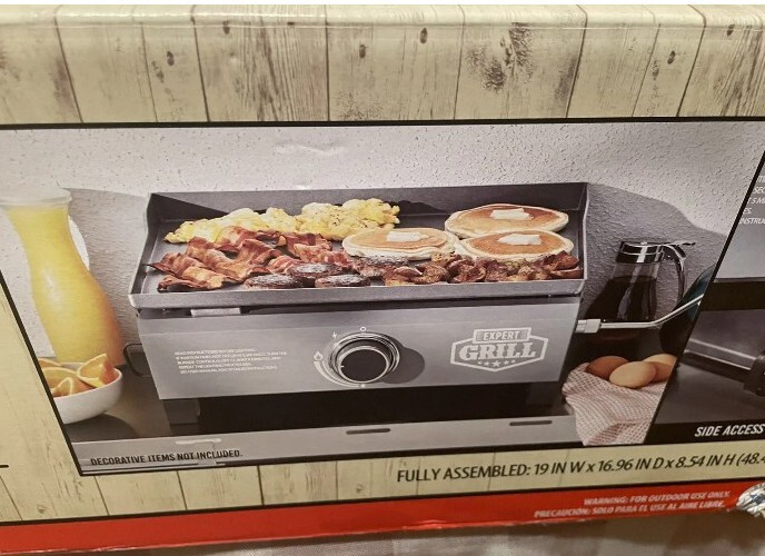 Expert Grill 1-Burner Tabletop Propane Gas Griddle | eBay