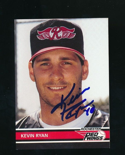 1995 Rochester Red Wings team issue #31 Kevin Ryan signed auto ...