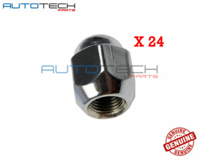 FOR Nissan Patrol GQ Y60 GU Y61 New Genuine Wheel Nut Chrome x24 | eBay ...
