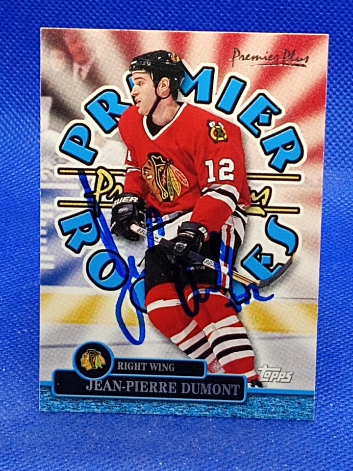 AUTOGRAPH AUTO Jean-Pierre J.P. Dumont 2000 Topps Premier Plus #PR9 | eBay