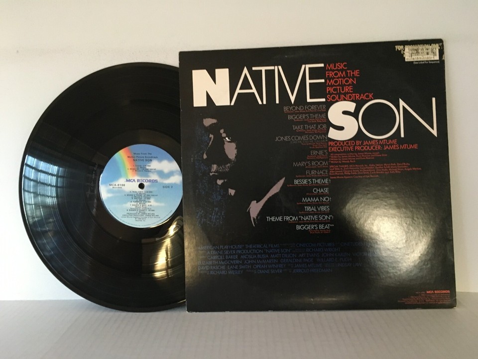 Native Son Music From The Motion Picture Soundtrack - MCA (1986) PROMO ...