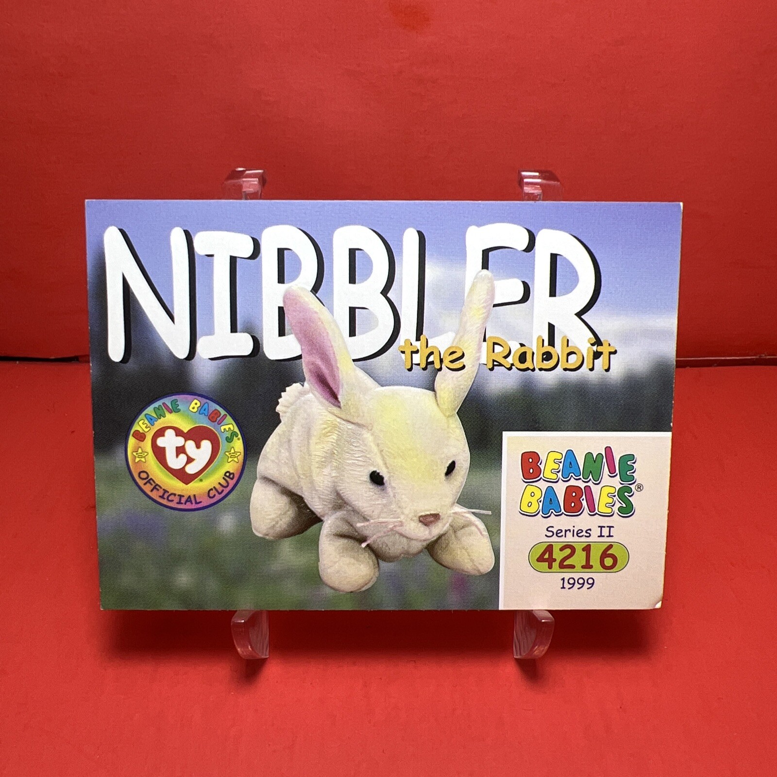 1999 Ty Beanie Babies Series 2 Nibbler the Rabbit #201 VG🦄 | eBay
