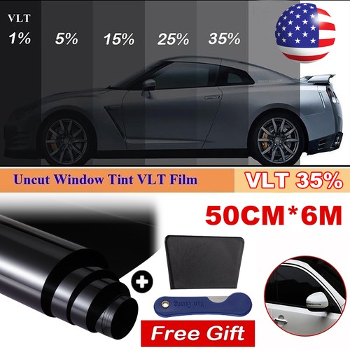 600CM Uncut Roll Window Tint Film 35% VLT 20"x 20ft Feet Car Home ...