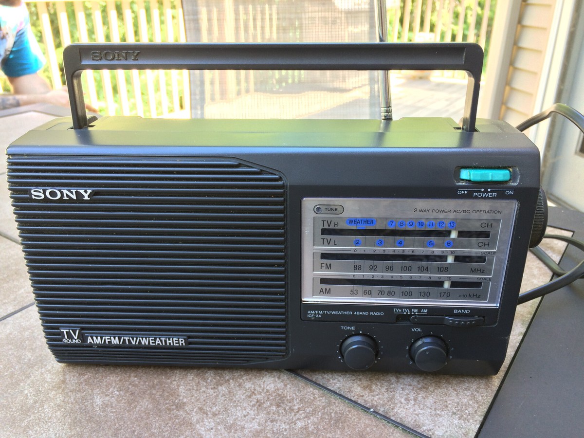 Sony Portable Tv Radio