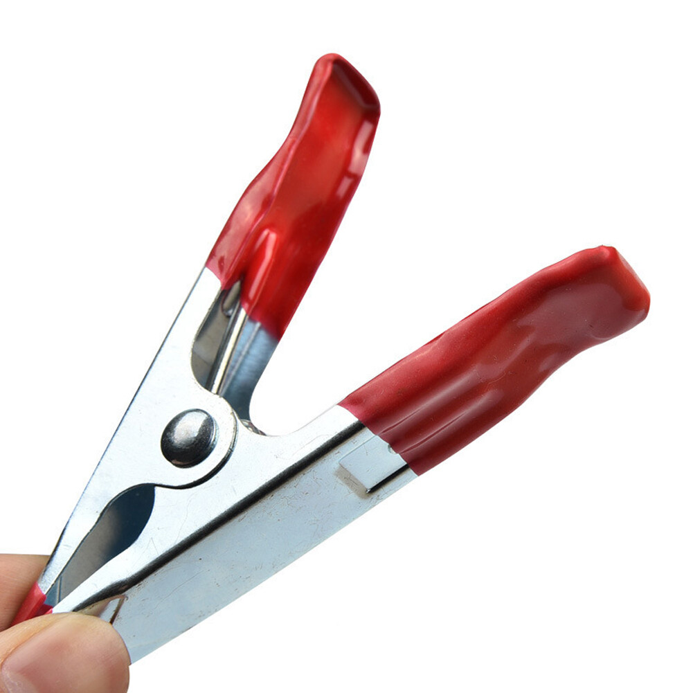 US 32 Pcs Metal Spring Clamps Heavy Duty 2" Mini Spring clips Jaw ...