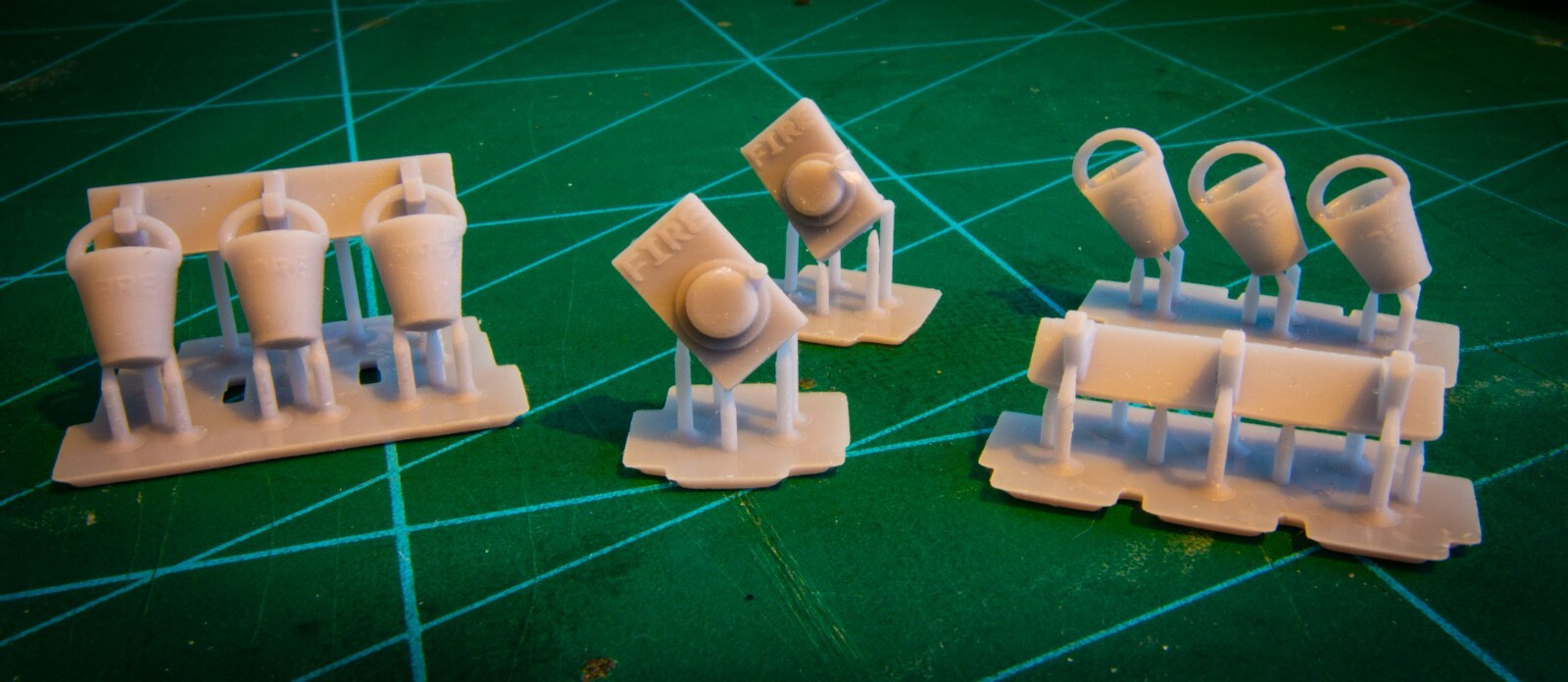 OO Gauge Station Fire Buckets Suited to Steam ERA and Heritage station ...