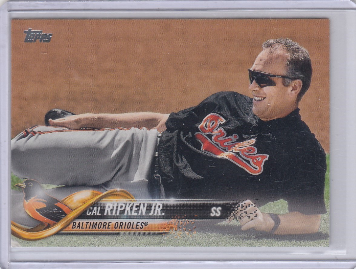 2018 Cal Ripken Jr Topps LEGEND SHORT PRINT SP #550 - Baltimore Orioles ...
