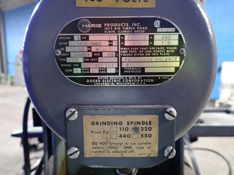 HARIG PRODUCTS SUPER 612 SURFACE GRINDER 12250030021 | eBay