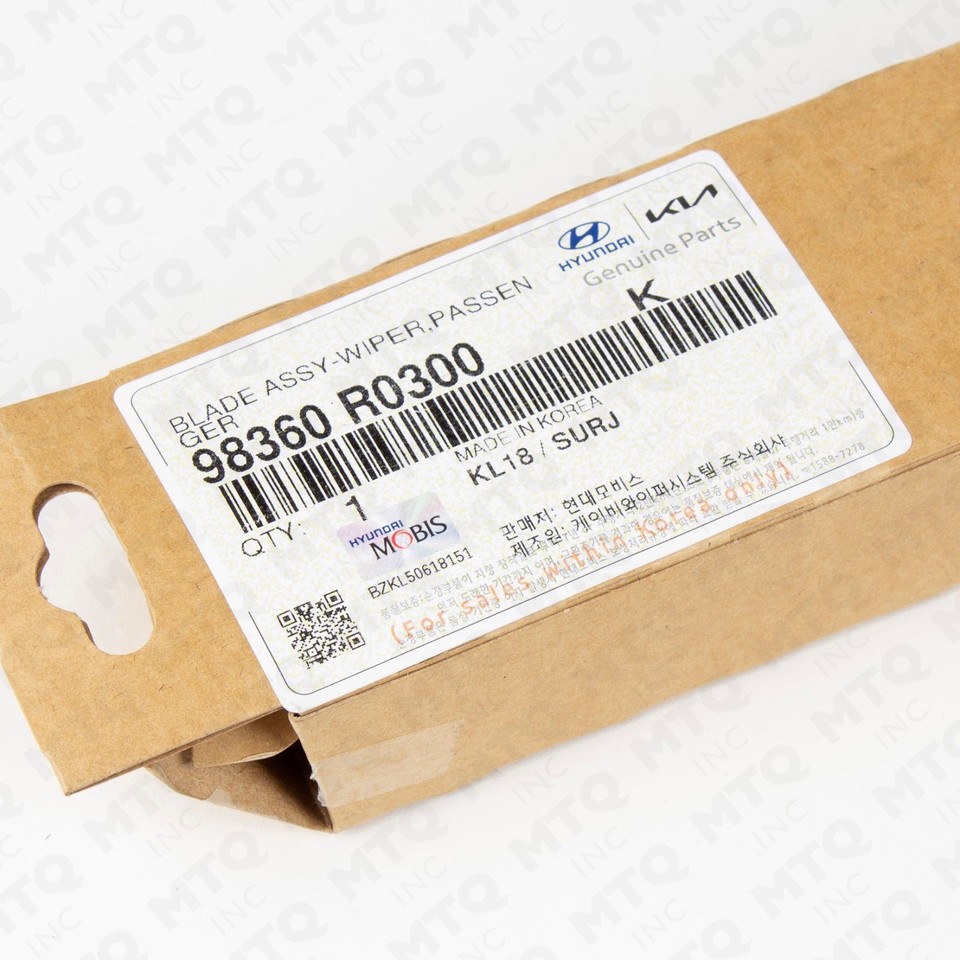 Genuine Front Wiper Blade Right Side For 2022-2025 Kia Carnival 98360 ...