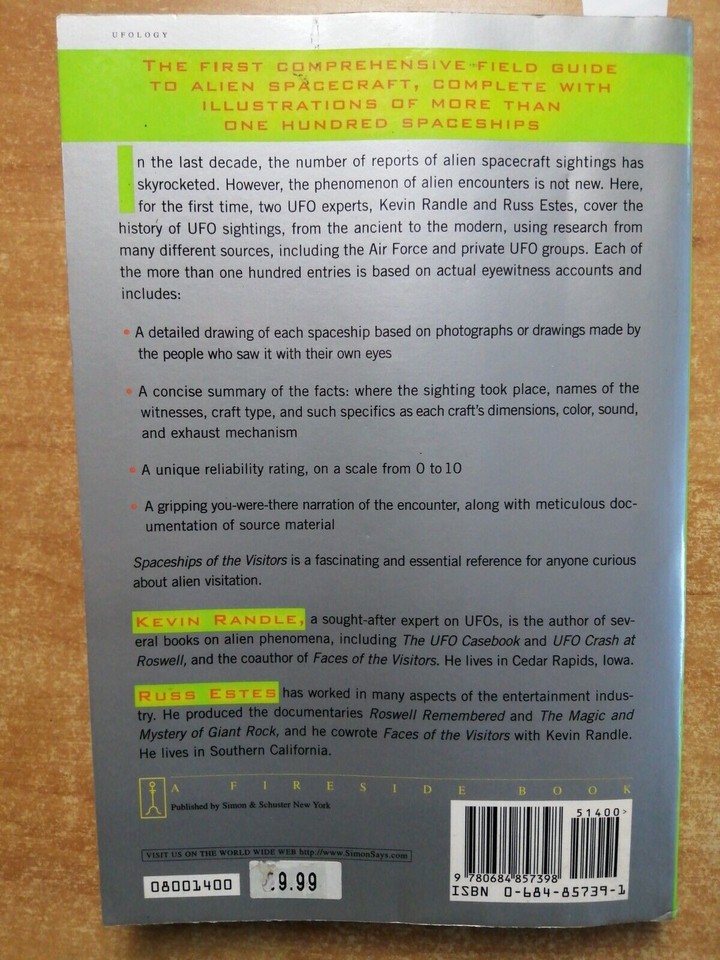 Spaceships Of The VISITORS: An Illustrated Guide To Alien Spacecraft ...