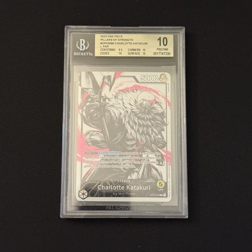 One Piece TCG Charlotte Katakuri Alt Art Leader OP03-099 BGS 10 PSA ...