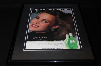 Belinda Carlisle 1987 Agree Shampoo Framed ORIGINAL 11x14 Advertisement ...