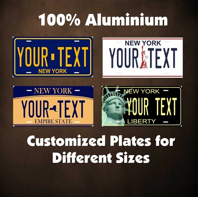 New York State Tag Auto Motorcycle Personalized License Plates Fridge ...