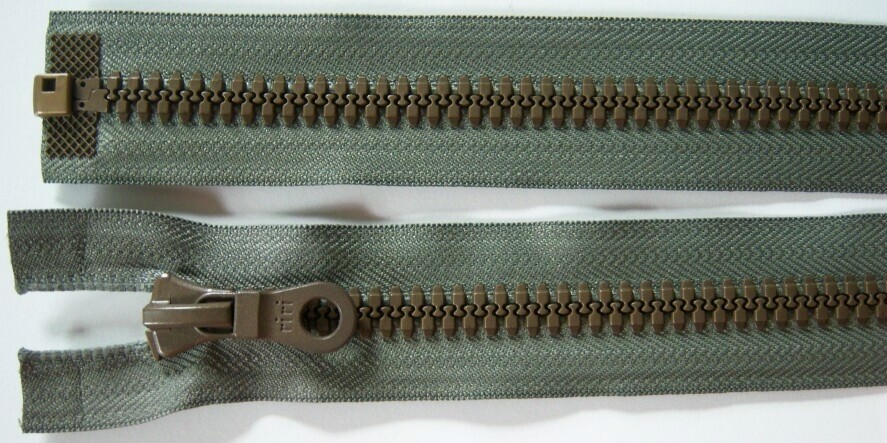 YKK or Dulon or riri 21" Vislon Separating Parka Zipper Made in USA | eBay