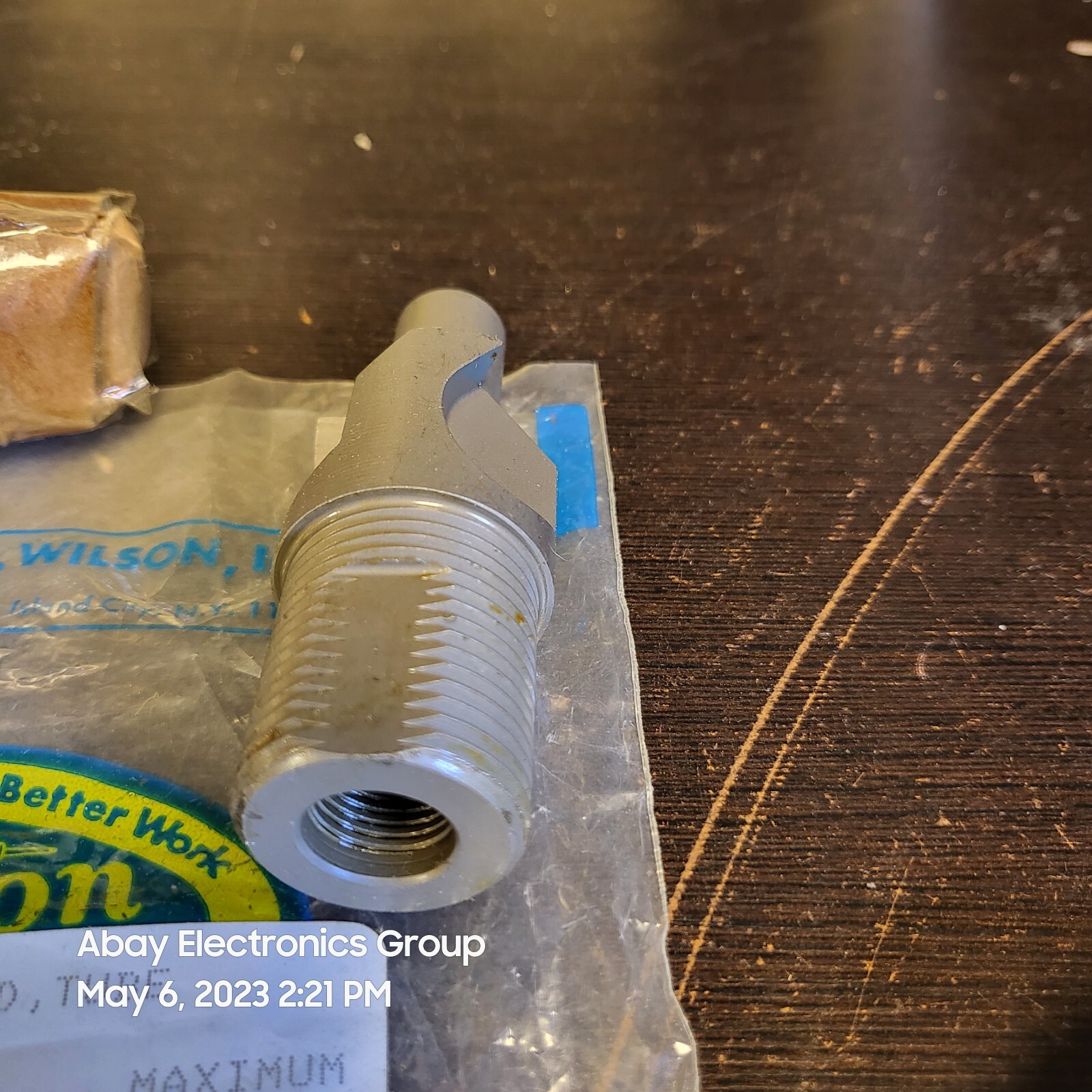 21564 THOMAS C. WILSON TUBE CUTTING FACING END TUBE BOILER NEW TOOL $49 ...