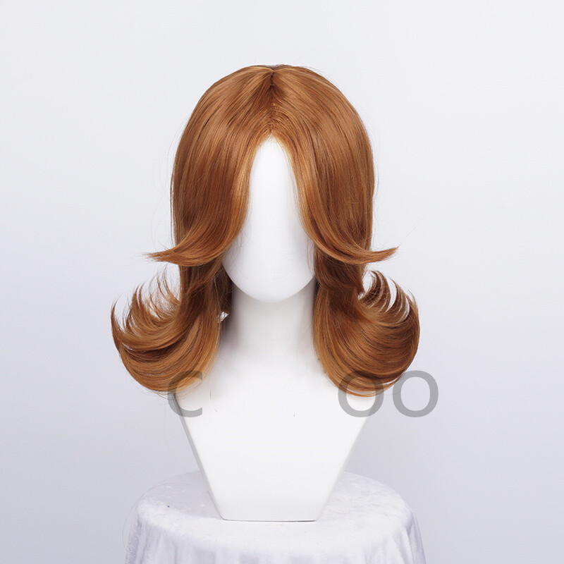 Princess Daisy Wigs Orange Cosplay Costume Wigs Heat Resistant ...