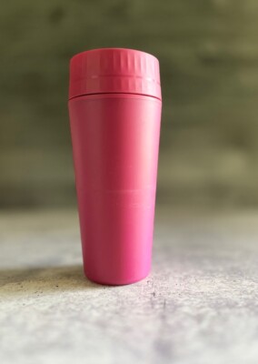Tupperware Commuter 360° 16 oz Magenta Thermal Coffee Travel Tumbler ...