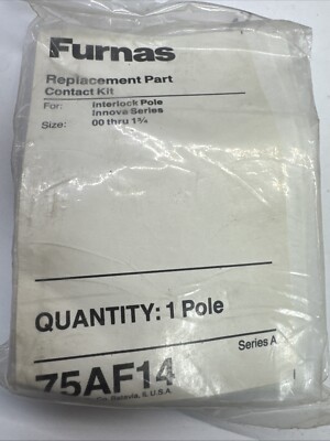 Furnas 75AF14 Replacement Part Contact Kit Innova Series Size 00 thru 1 ...
