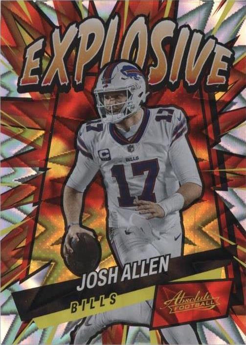 2022 Panini Absolute - Explosive Josh Allen #E1 for sale online | eBay
